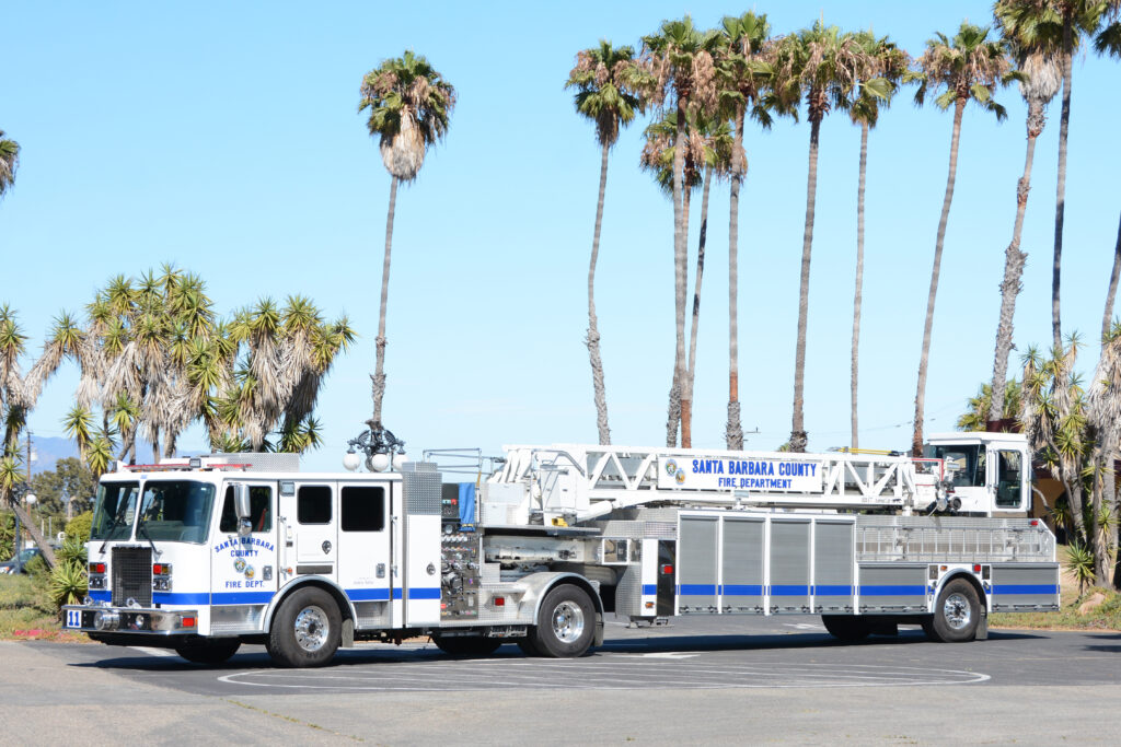Tractor Aerial Ladder - Santa Barbara County Fire Department